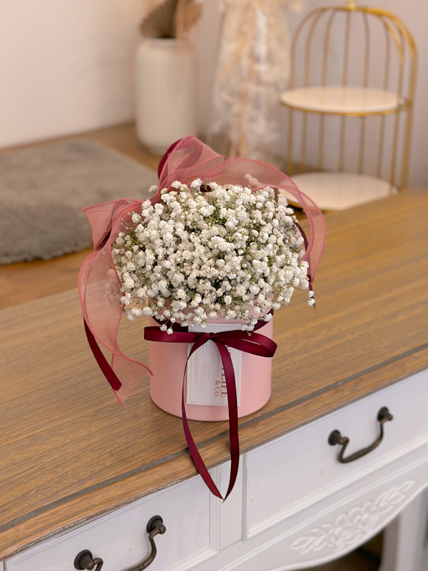 IVY Baby Breath Flower Box - Florist Penang | SweetLife & Co.