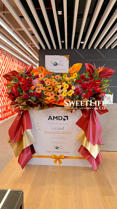 REGAL Grand Opening Flower Stand - SweetLife & Co. Florist Penang